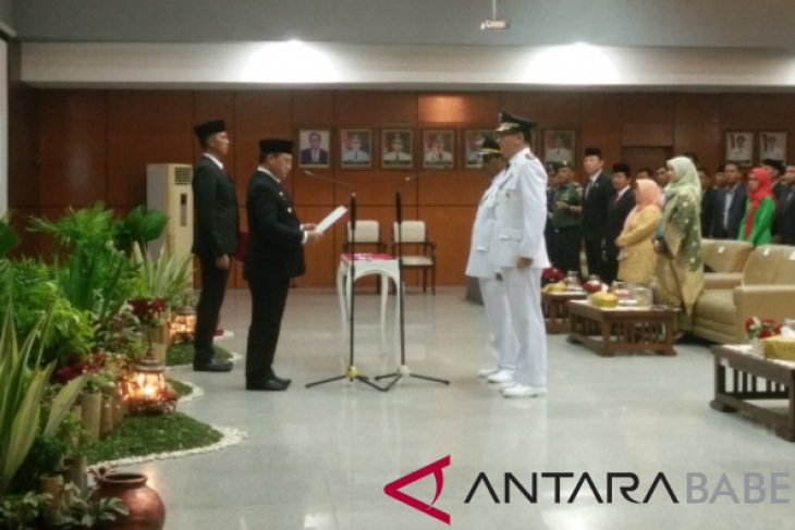 Gubernur Babel lantik Bupati dan Wakil Bupati Belitung - ANTARA News Bangka Belitung