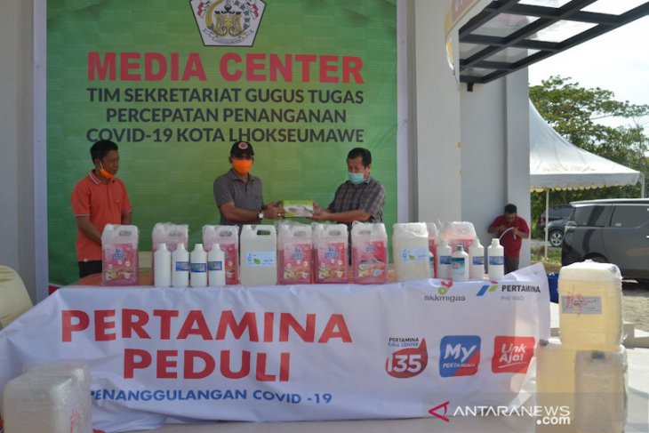 PHE NSB - NSO serahkan alat bantu pencegahan COVID-19 - ANTARA News Aceh