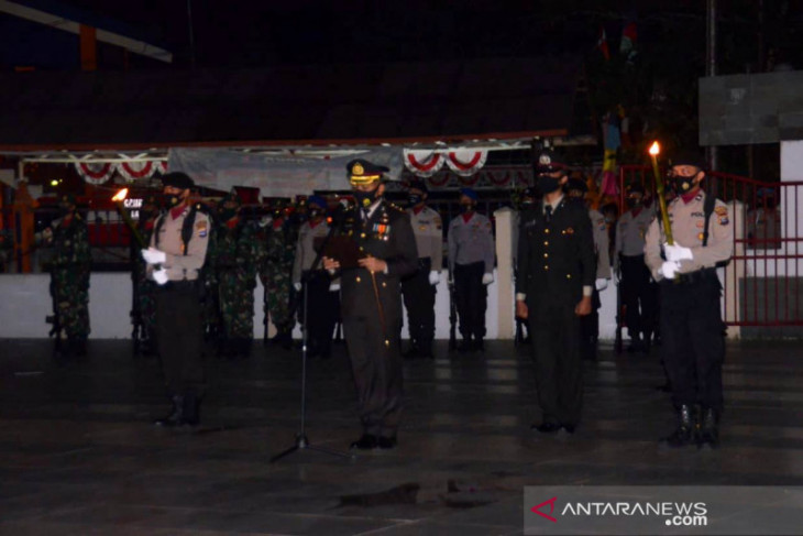 Kapolres pimpin upacara renungan suci - ANTARA News Kalimantan Selatan