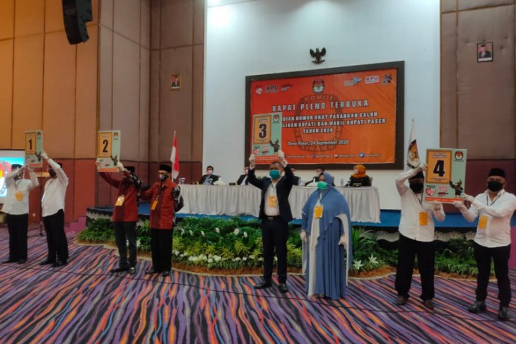 KPU Paser tetapkan nomor urut empat pasangan calon - ANTARA News ... KPU Paser tetapkan nomor urut empat pasangan calon - ANTARA News ...