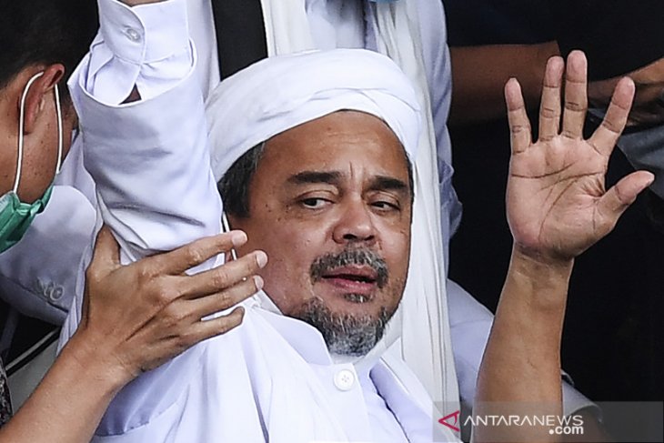 Rizieq Shihab jalani sidang perdana di PN Jakarta Timur secara virtual ...