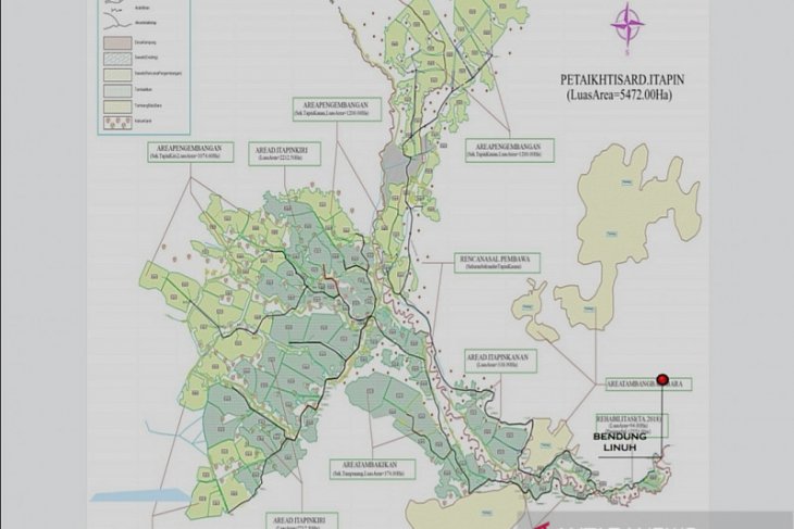 Proses pembangunan irigasi di Tapin Kalsel capai angka 9 persen ...