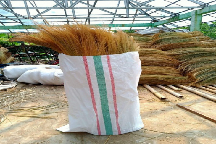 Pengusaha UMKM Sumut bersiap ekspor rumput gelagah asal Jawa Tengah ...