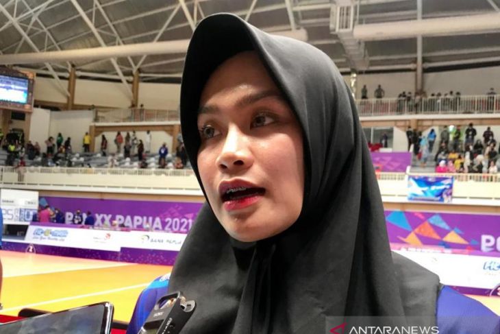 PON Papua: Wilda Nurfadhilah "hattrick" medali emas voli - ANTARA News ...