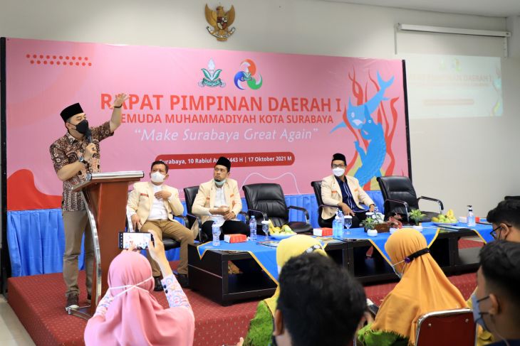 Eri Cahyadi ajak kolaborasi Pemuda Muhammadiyah bangun Kota Surabaya - ANTARA News Jawa Timur