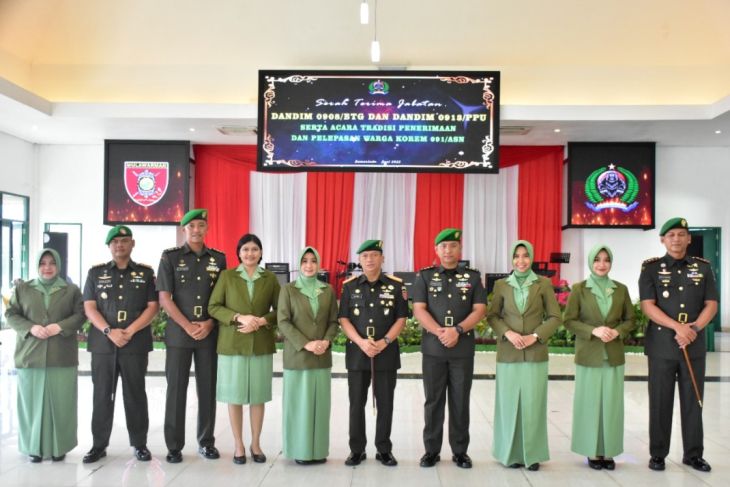Korem 091/ASN gelar serah terima dua Dandim - ANTARA News Kalimantan Timur