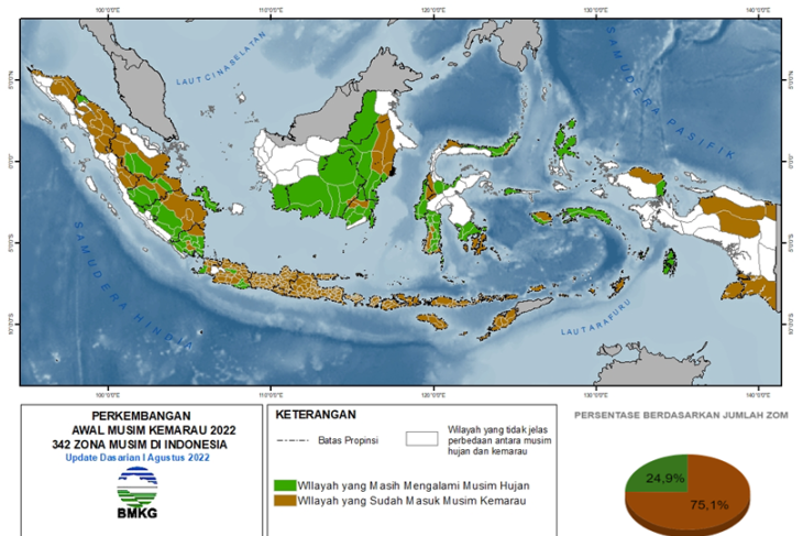 Hujan lebat terjadi di musim kemarau, ini penjelasan BMKG - ANTARA News Megapolitan