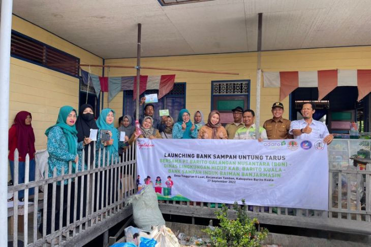 PT Barito Galangan Nusantara berdayakan masyarakat kelola sampah - ANTARA News Kalimantan Selatan