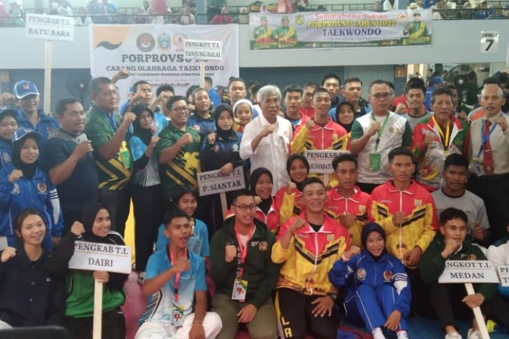 203 atlet taekwondo bersaing di Porprov Sumut 2022 - ANTARA News Sumatera Utara