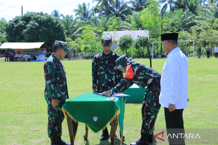 TMMD TNI di Aceh Barat bangun jalan sepanjang 3 KM dan jembatan darurat ...