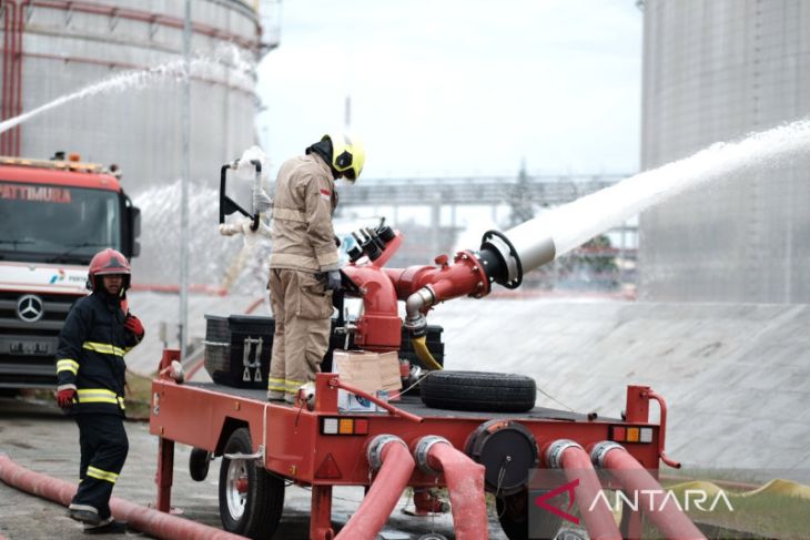 Pertamina Balikpapan gelar latihan penanganan keadaan darurat - ANTARA ...