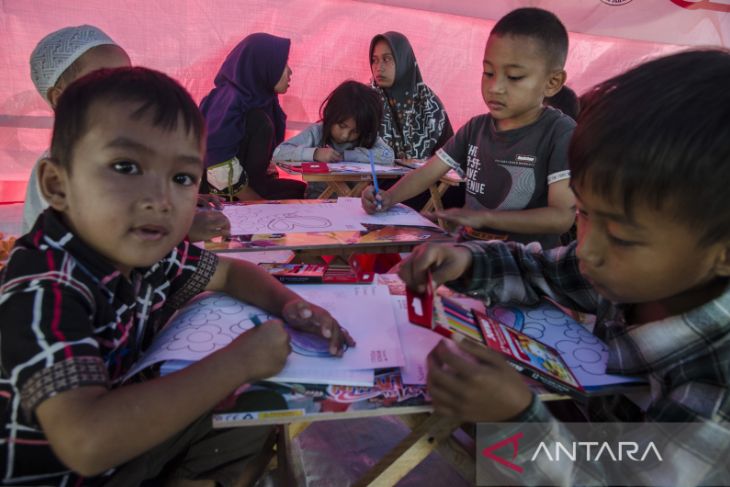 Pembekalan pendidikan untuk anak penyintas gempa di Cianjur
