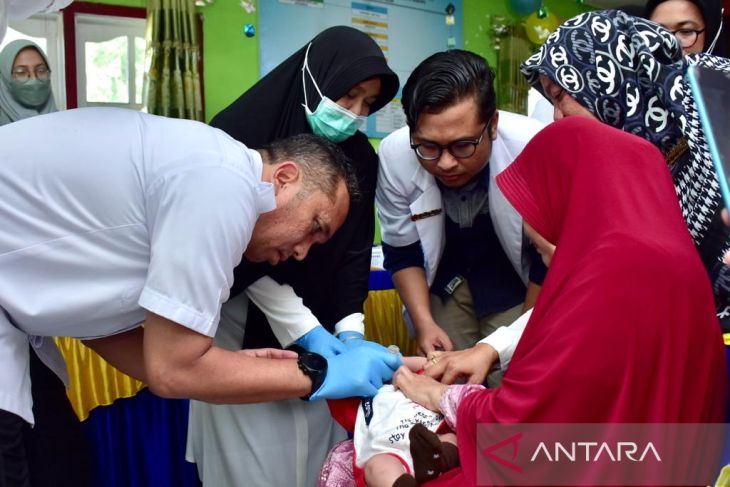 Pantau Sub PIN polio di Sabang, Pj Wali Kota ingatkan bahaya virus ...