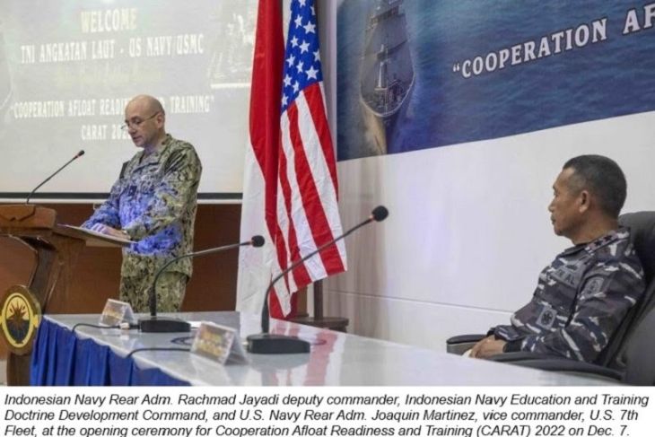 Indonesian, US Navy and Marine Corps commence exercise CARAT 2022 ...