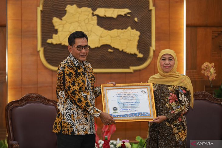Jatim raih predikat kualitas tinggi kepatuhan standar pelayanan publik - ANTARA News Jawa Timur