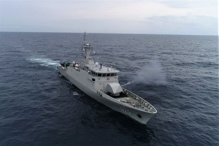 PT PAL laksanakan uji persenjataan KRI Kapak-625 - ANTARA News Jawa Timur