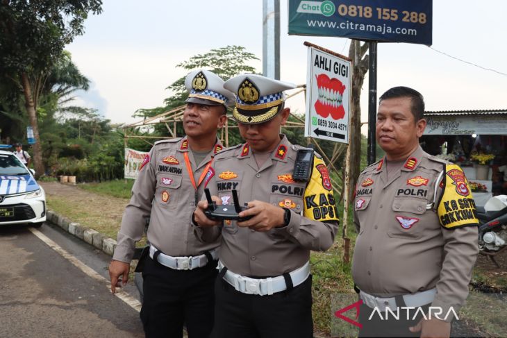 Polresta Tangerang uji coba tilang elektronik gunakan drone - ANTARA News Banten