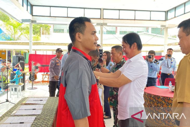 Kakanwil Kemenkumham Kaltim Buka Program Pelatihan Kemandirian Antara