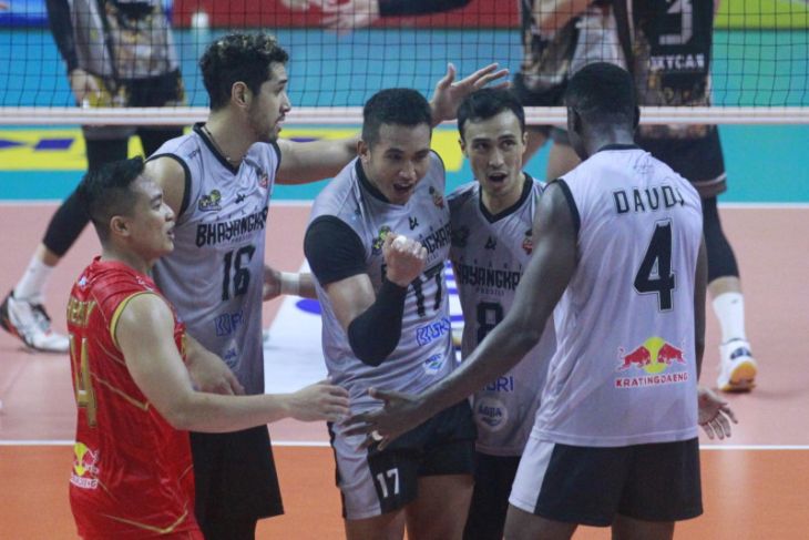 Proliga 2023: Jakarta Bhayangkara Presisi redam ambisi Surabaya BIN ...