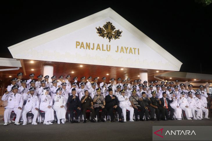 Pelantikan kepala desa serentak di Kediri - ANTARA News Jawa Timur