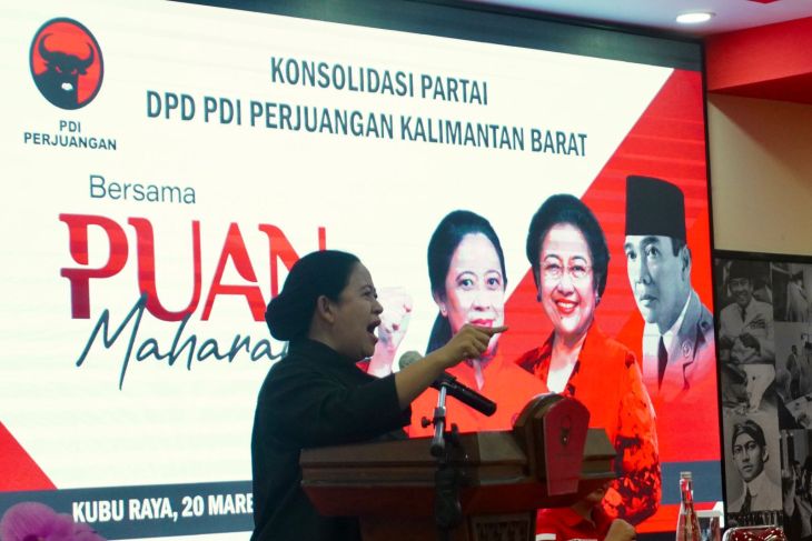 Puan Maharani optimis Kalbar tetap jadi lumbung suara PDI Perjuangan - ANTARA News Kalimantan Barat