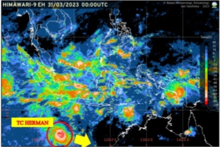 Siklon tropis Herman bergerak menjauhi wilayah Indonesia - ANTARA News Jawa Timur