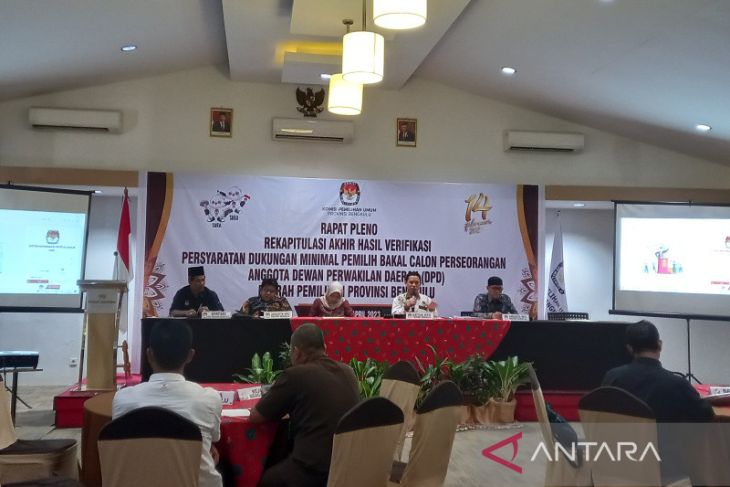 12 bakal calon anggota DPD RI lolos verifikasi faktual - ANTARA News Bengkulu