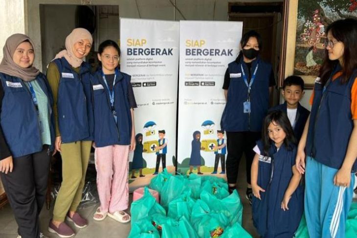 Begini aksi sosial relawan anak-anak usia dini - ANTARA News Megapolitan