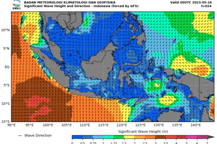 BMKG: Gelombang tinggi hingga empat berpotensi terjadi di perairan Indonesia - ANTARA News Ambon ...
