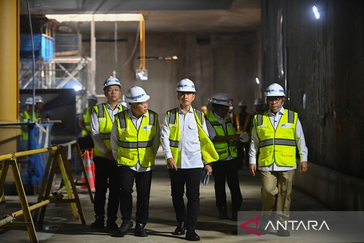 Wapres tinjau pembangunan MRT Fase 2A Harmoni-Sawah Besar - ANTARA News ...