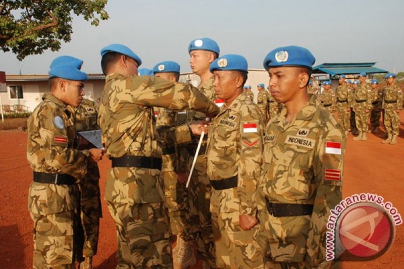 Prajurit TNI terima medali PBB di Haiti - ANTARA News