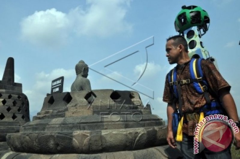 Google Maps Street View Candi Borobudur - ANTARA News Bali