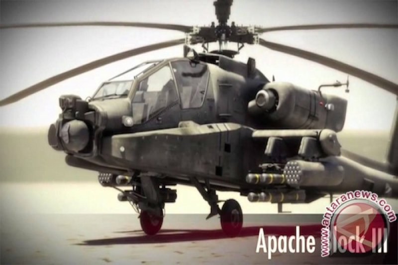 Helikopter AH-64 Apache Block III TNI AD dipamerkan pada Hari TNI ...