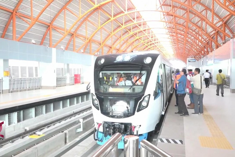 6 Stasiun LRT Palembang siap beroperasi - ANTARA News