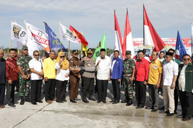 Apel Gelar Pasukan, Persiapan Jelang Pemilu 2019 - ANTARA News Kaltara