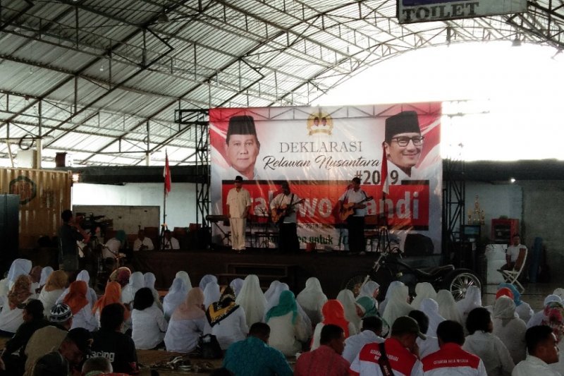 Posko relawan Prabowo-Sandi diminta segera dideklarasikan - ANTARA News ...