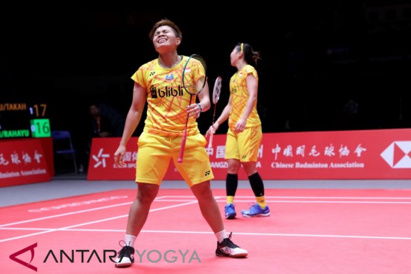 Greysia/Apriyani telan kekalahan pertama grup A - ANTARA News ...