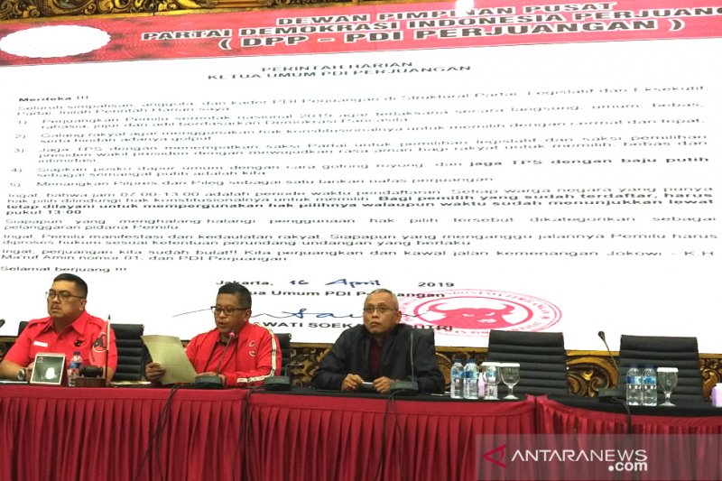 Megawati Soekarnoputri terbitkan Perintah Harian hadapi Pemilu 2019 ... Megawati Soekarnoputri terbitkan Perintah Harian hadapi Pemilu 2019 ...