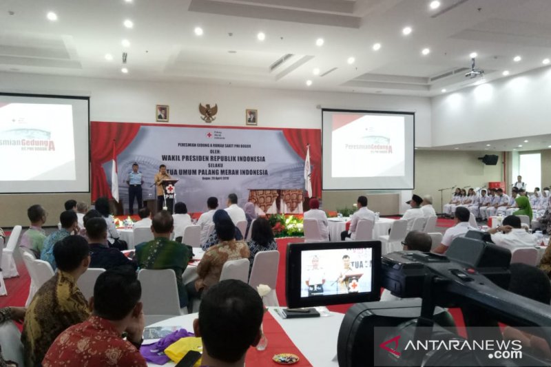 Wapres resmkian gedung baru RS PMI Bogor - ANTARA News