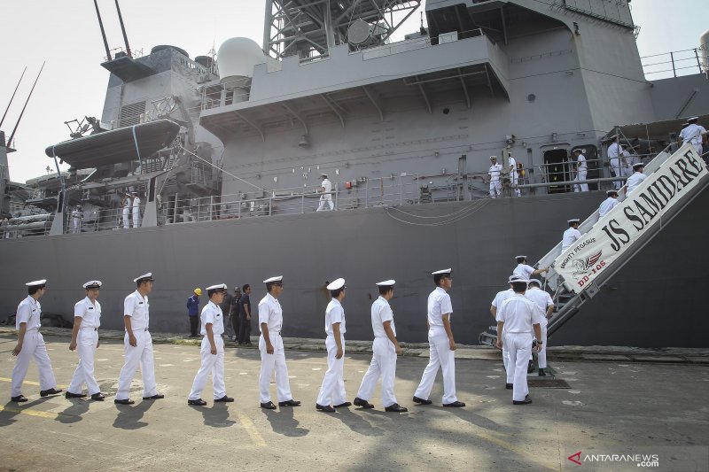 Kapal JS Samidare berlabuh di Jakarta - ANTARA News