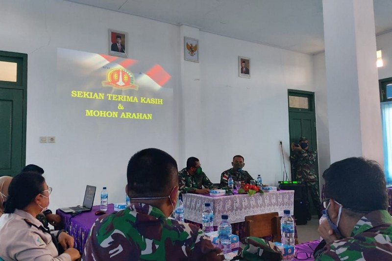 Korem 174/ATW gelar rakor pergantian Satgaspam perbatasan Indonesia-PNG ...