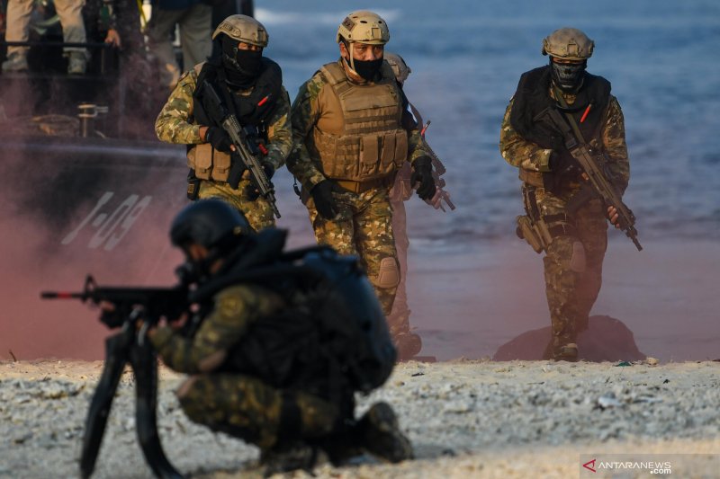 Latihan Peperangan Laut Khusus 2020 - ANTARA News