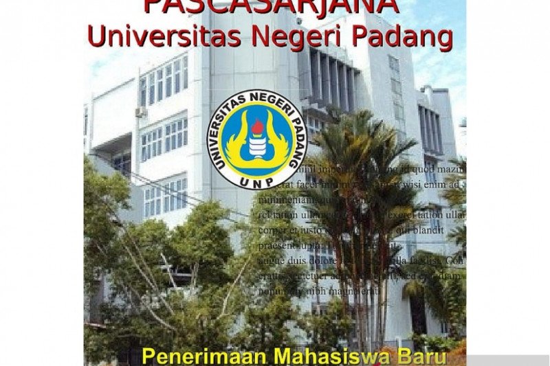 UNP buka penerimaan mahasiswa baru Pascasarjana tahun akademik 2020/ ...