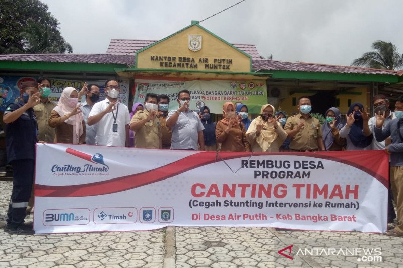 PT Timah bantu atasi stunting di Desa Airputih - ANTARA News Bangka ...