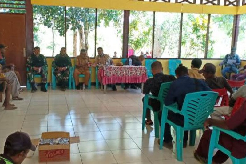 Danpos Yabanda Satgas Yonif Mekanis 512/QY hadiri Musrenbang distrik ...