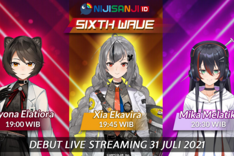 Hari ini, tiga VTuber baru NIJISANJI ID siap debut - ANTARA News