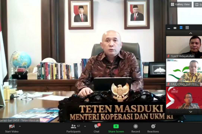 Menkop dan UKM dorong pelaku UMKM bertransformasi ke digital - ANTARA ...