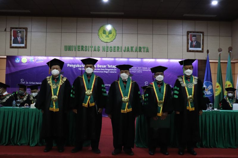 UNJ kukuhkan tiga Guru Besar FMIPA - ANTARA News