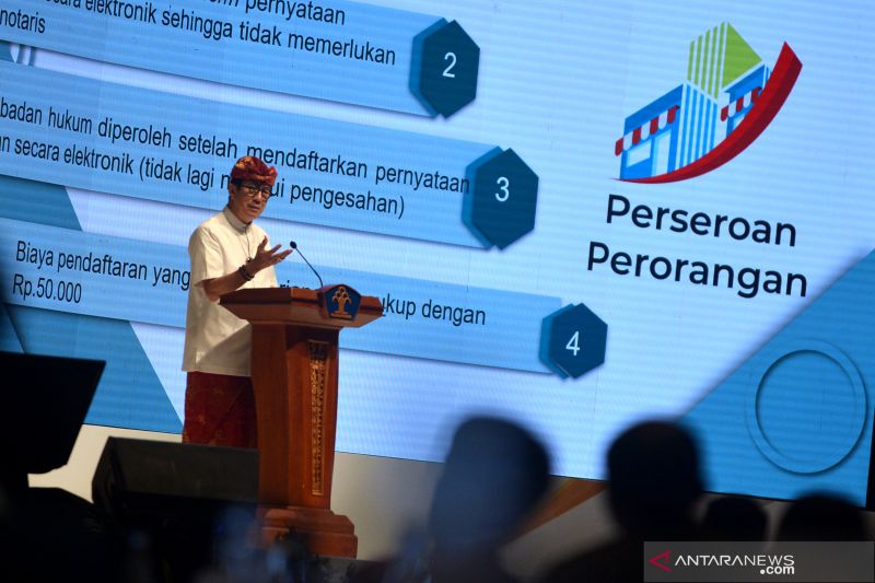 Peluncuran aplikasi perseroan perorangan - ANTARA News