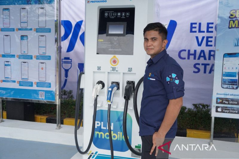 SPKLU PLN mudah digunakan dan buka 24 jam, ada di PLN Sumbar - ANTARA ...